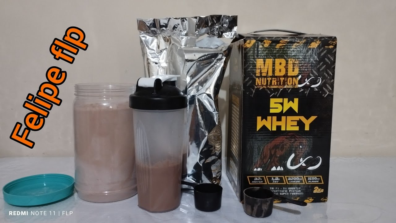 Whey Protein 5W MBD Nutrition 2kg - YouTube