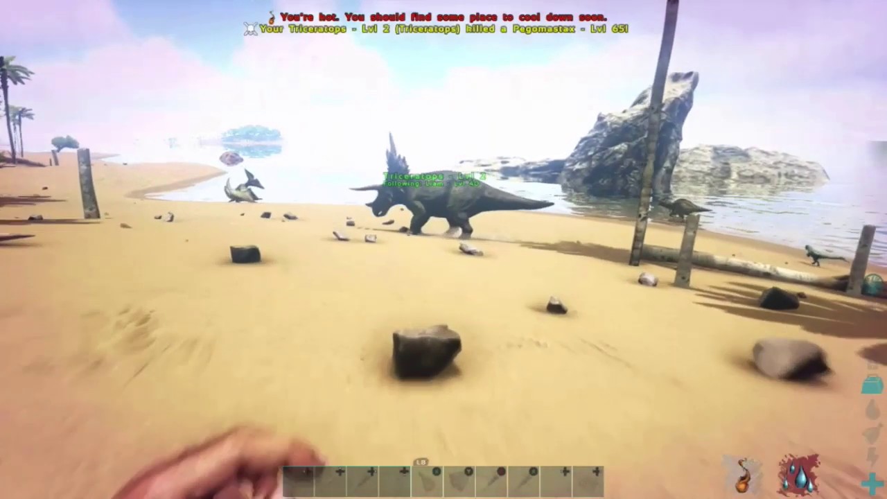 A triceratops RKO’S a mini raptor OMG - YouTube