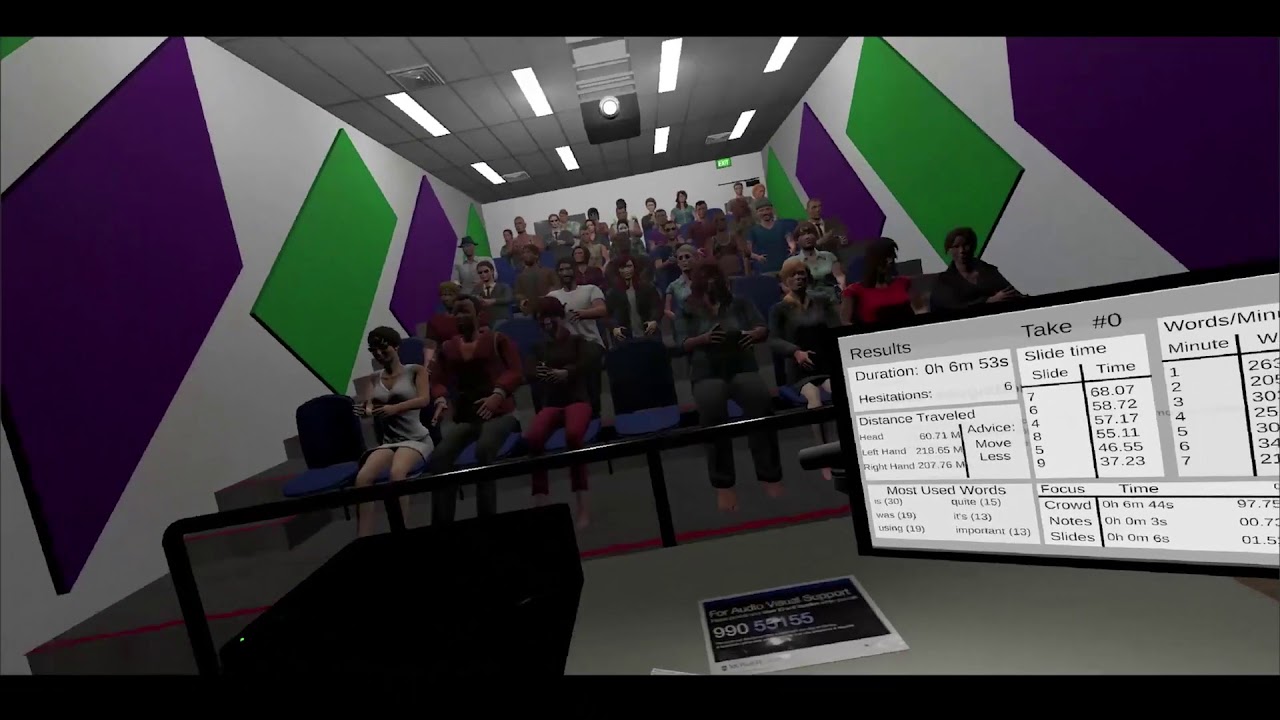 VR Speech Trainer Demo - YouTube