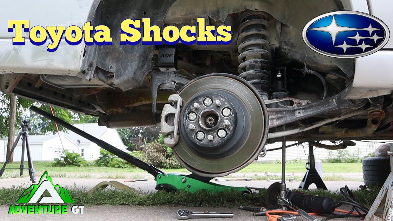 Subaru Rear Shocks Performance Mod with Lift Springs! - YouTube