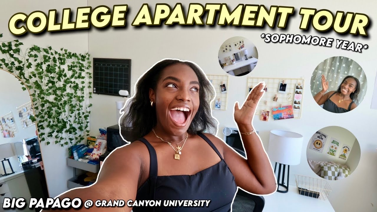 COLLEGE APARTMENT TOUR 2025 ⭐️ My Sophomore Year at GCU | Room Decor ...