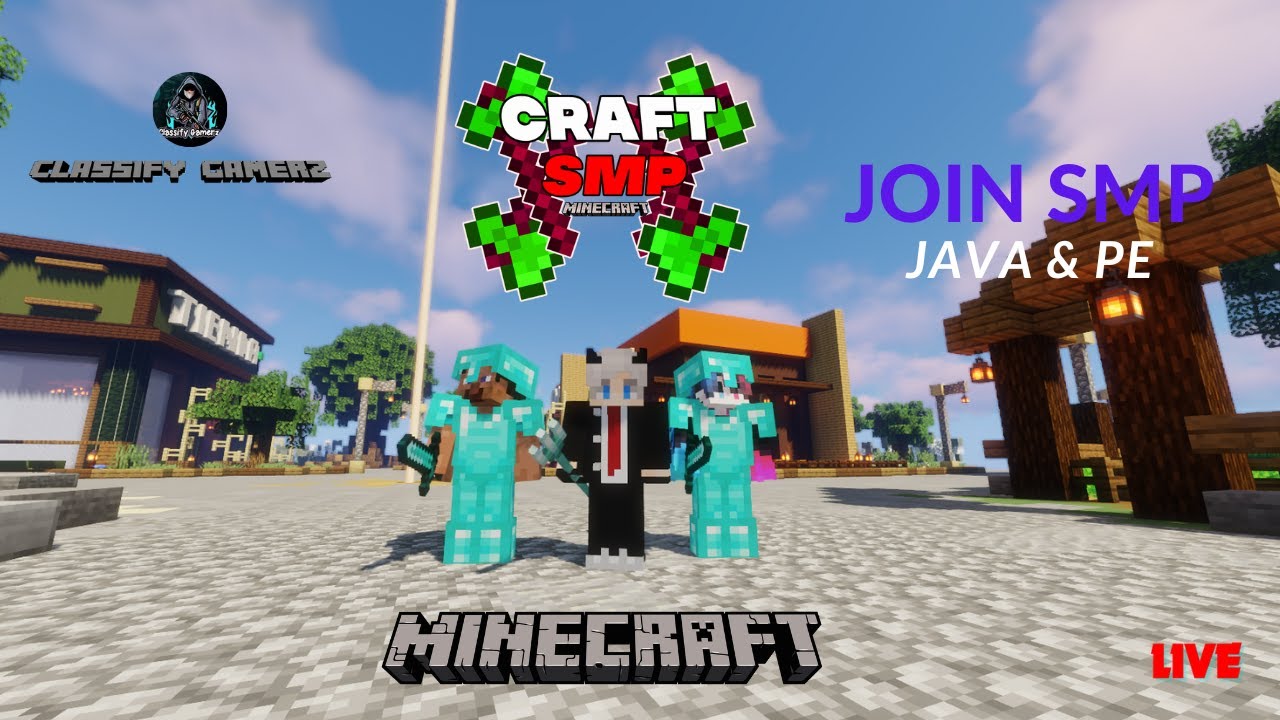 Grinding On Our SMP in Minecraft Live Stream || Public Survival JAVA /PE SMP || India || Hindi ...