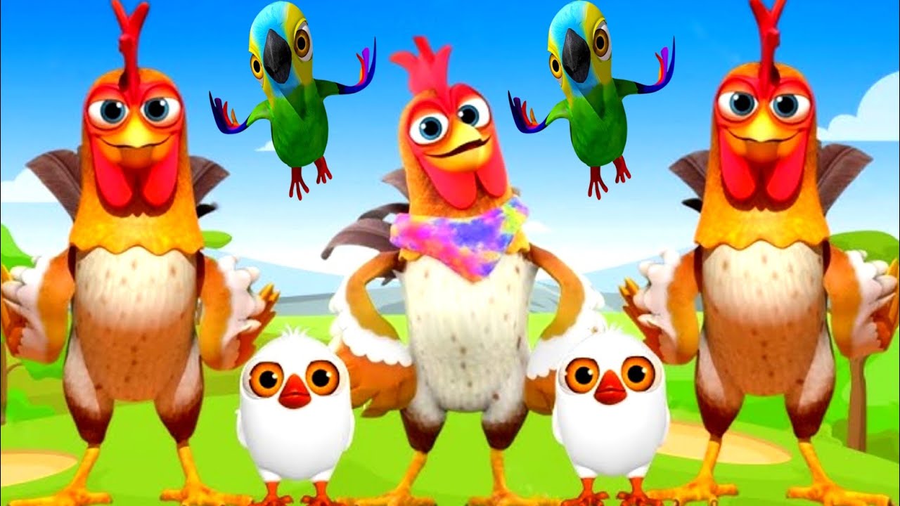 The Little Chick 3d - The Bull and the Farm Tractor - The Little Chick ...