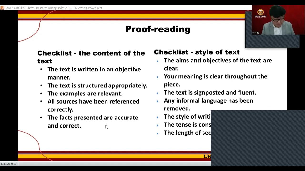 research report writing part 2 - YouTube