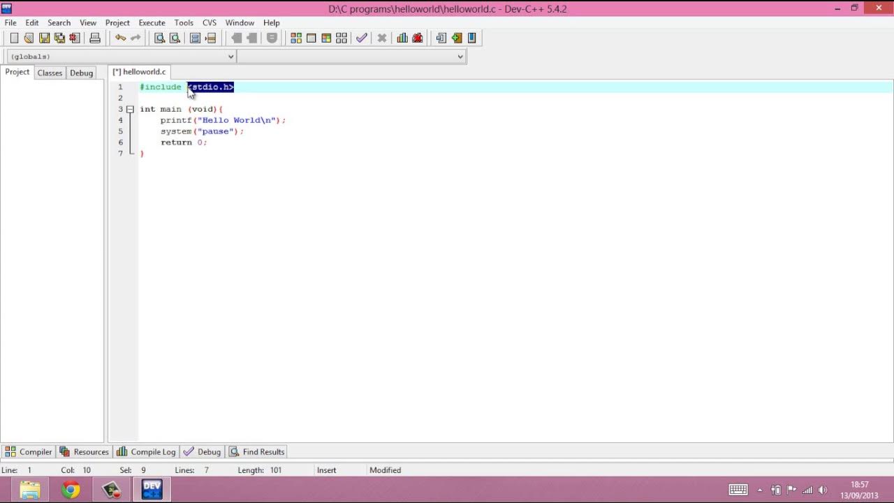 C Programming 101 - Anatomy of a C Program - YouTube