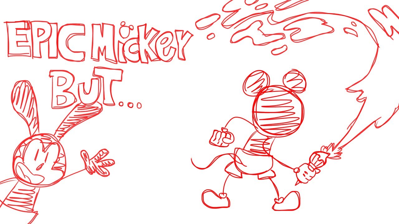 Epic Mickey But… (Teaser Animation) 🐭🖌️🐰 - YouTube