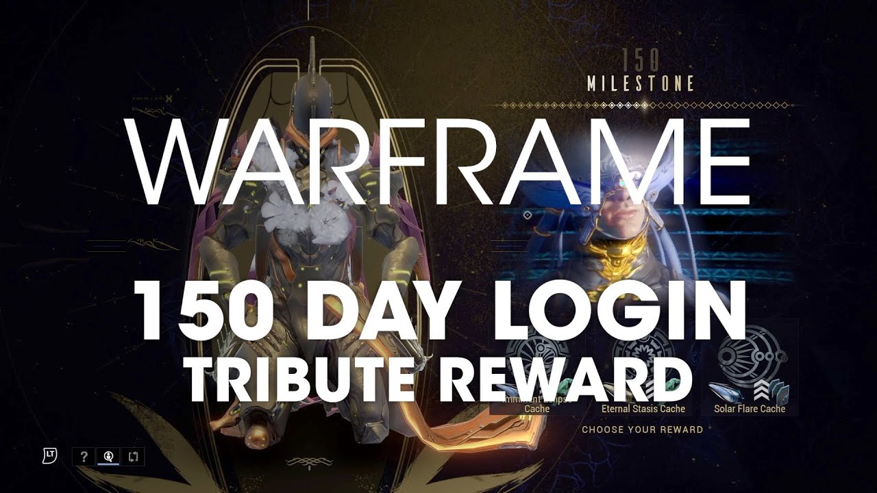 Warframe 150 Day Login Tribute Reward - YouTube