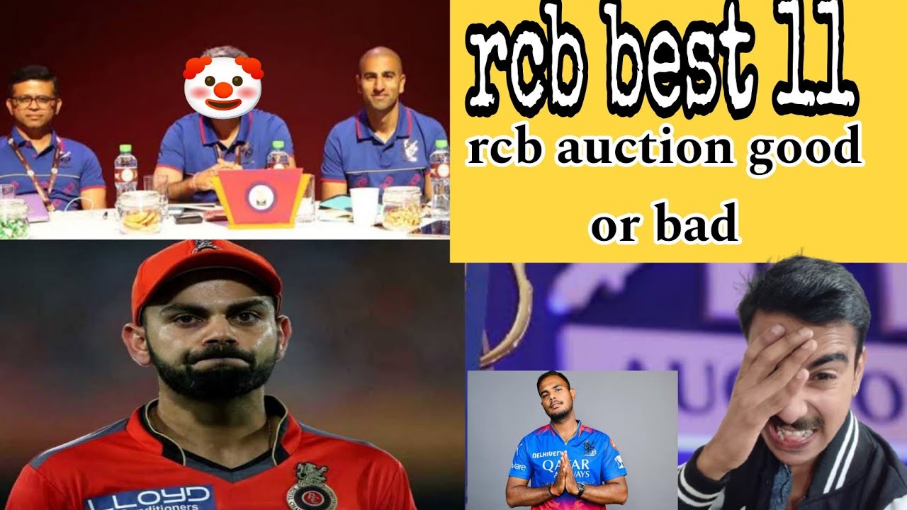 rbc best playing 11 after auction 2025|| rcb auction team good or bad ...