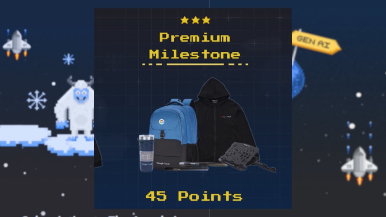 Premium Milestone Swags | Google Cloud Arcade Swags - YouTube
