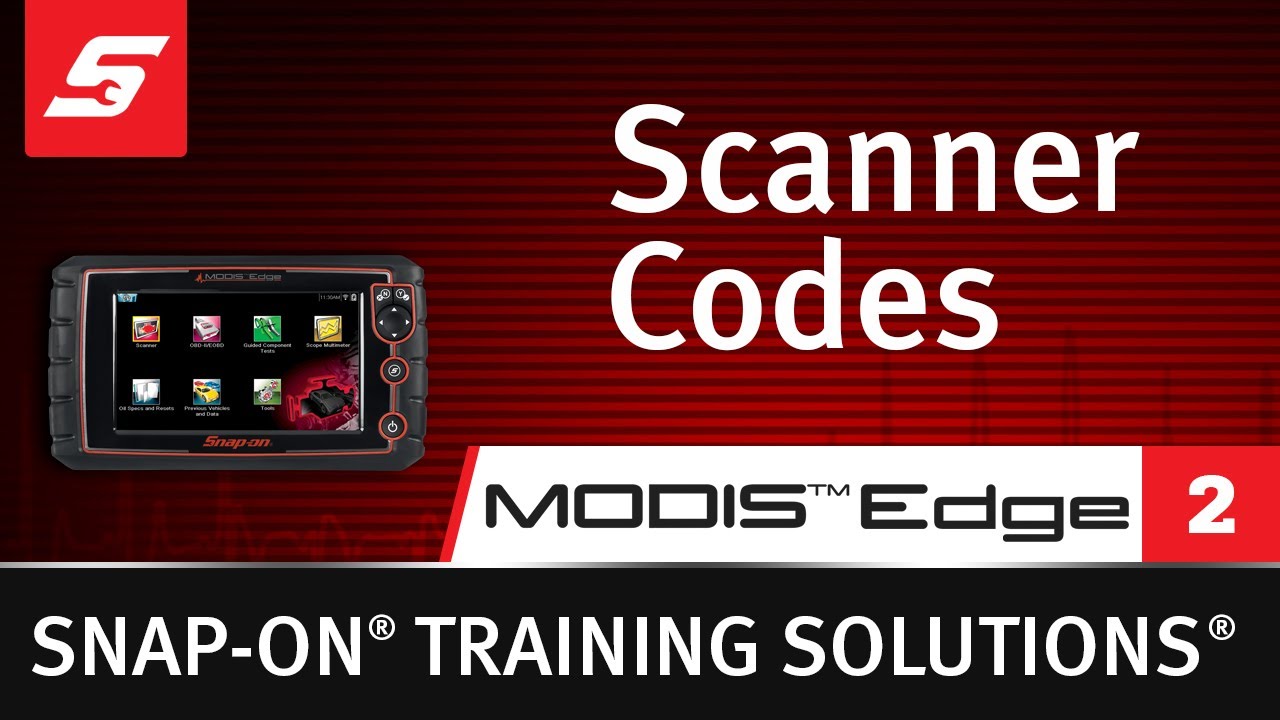 Vehicle ID & Scanner Codes: MODIS Edge™ (Pt. 2/13) | Snap-on Training ...