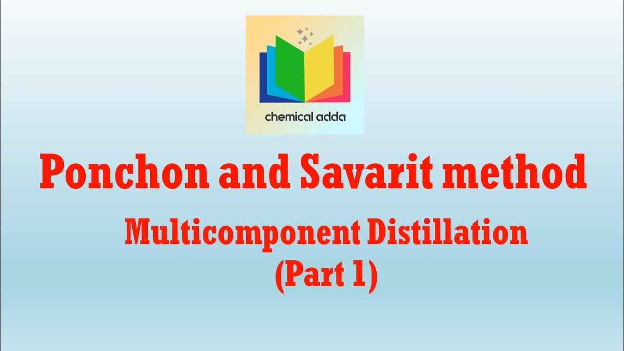 Ponchon Savarit Method step by step | Part 1 @chemicaladda - YouTube
