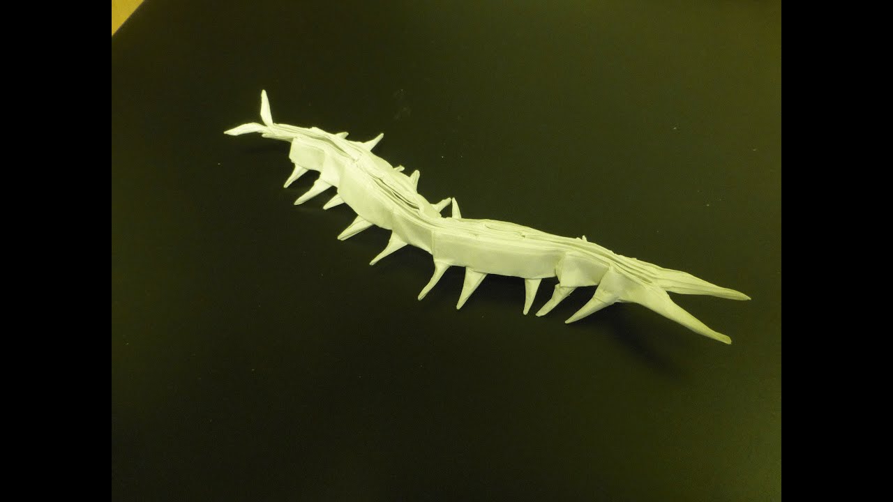 Origami Centipede Tutorial - Part I | by Robert J. Lang - YouTube