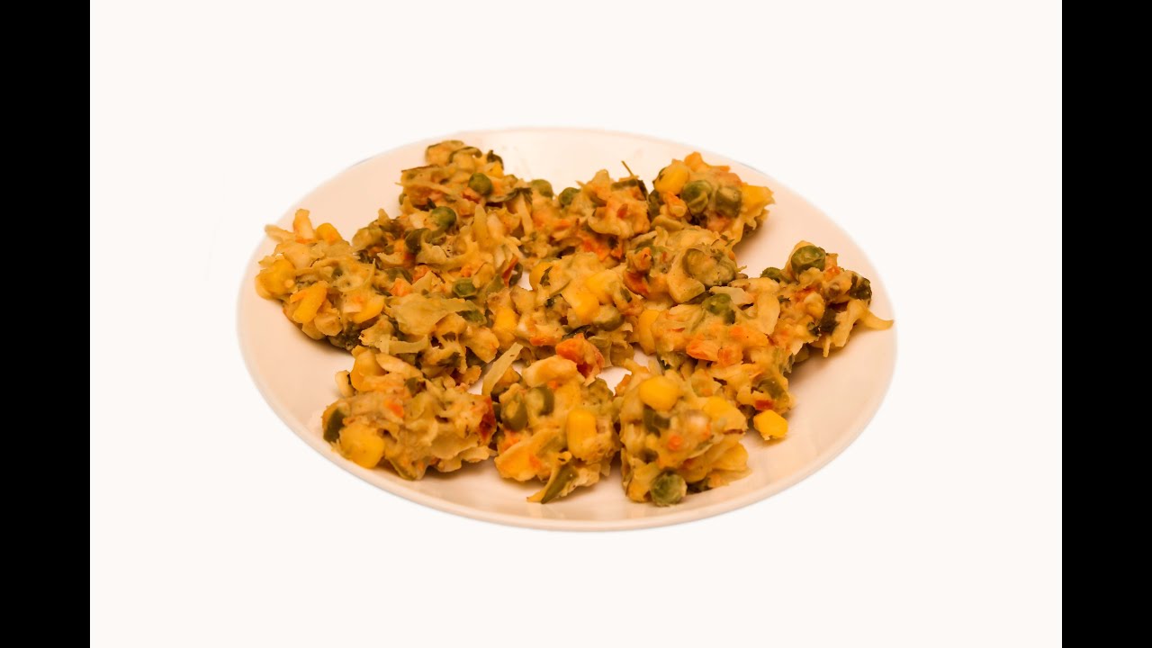 100% OIL AND SALT FREE VEGETABLE FRITTERS / PAKODAS II SABJI PAKODE II ...