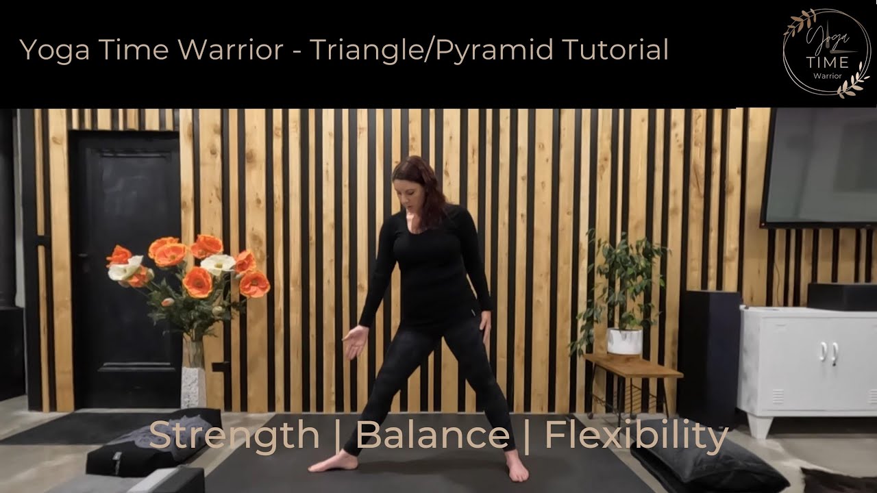Pyramid/Triangle Yoga Tutorial | Beginners Yoga | Yoga For Back Pain ...