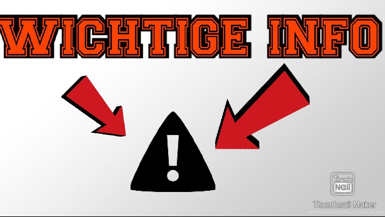 Wichtige Info! - YouTube