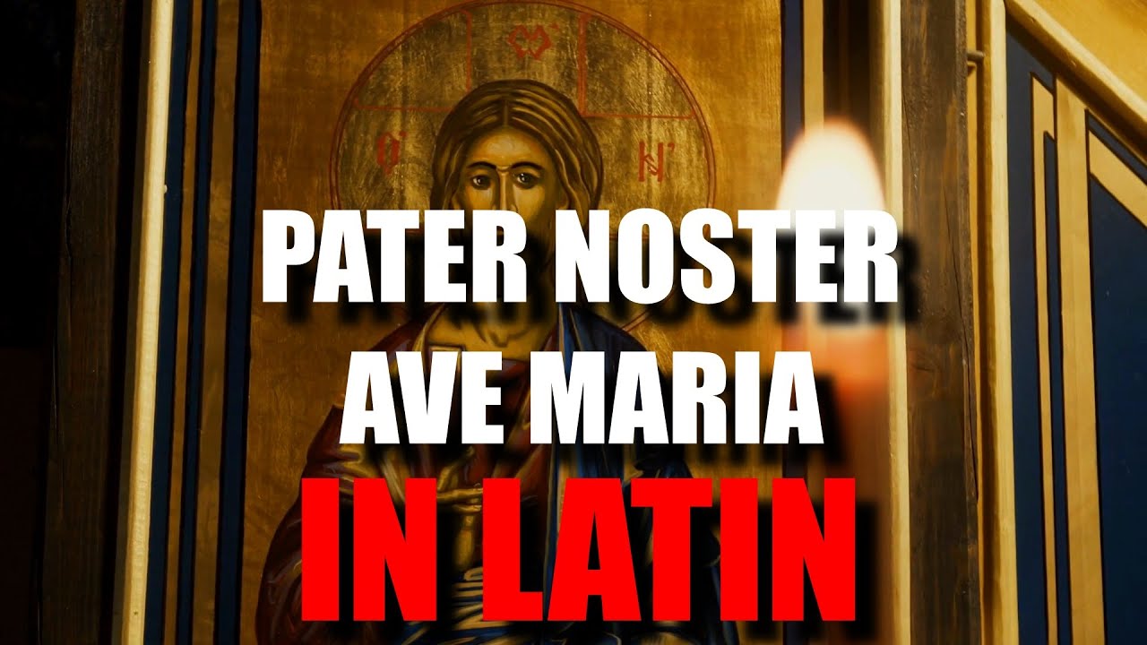 Our Father and Hail Mary in Ecclesiastical Latin Tutorial - YouTube