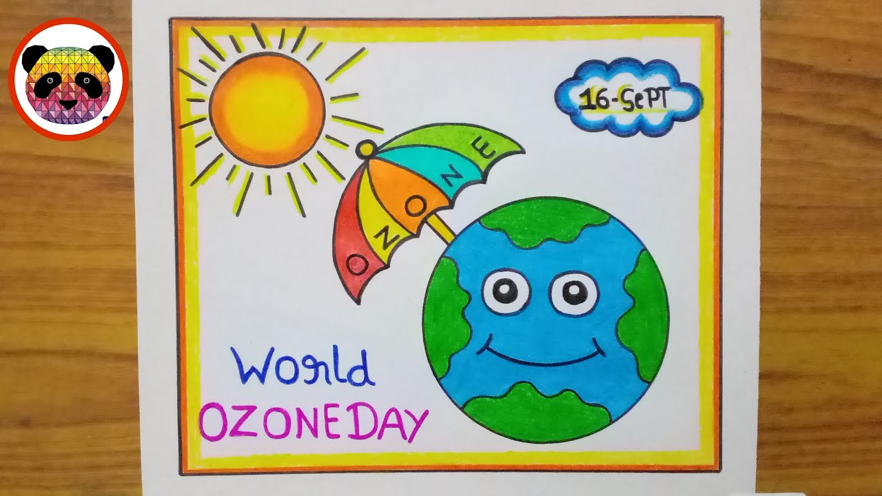 world ozone day drawing / ozone day drawing / ozone day poster / ozone ...