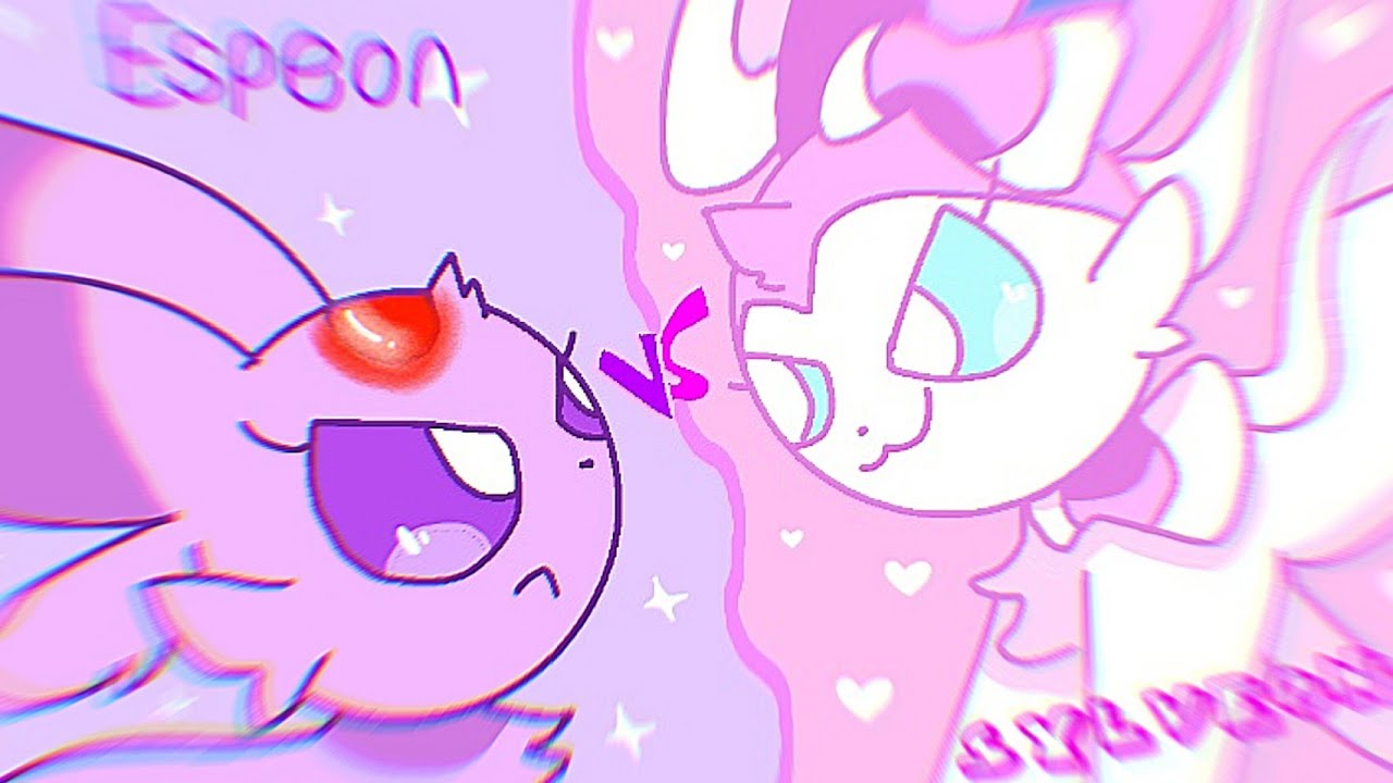 Sylveon VS Espeon (flipaclip animation) - YouTube