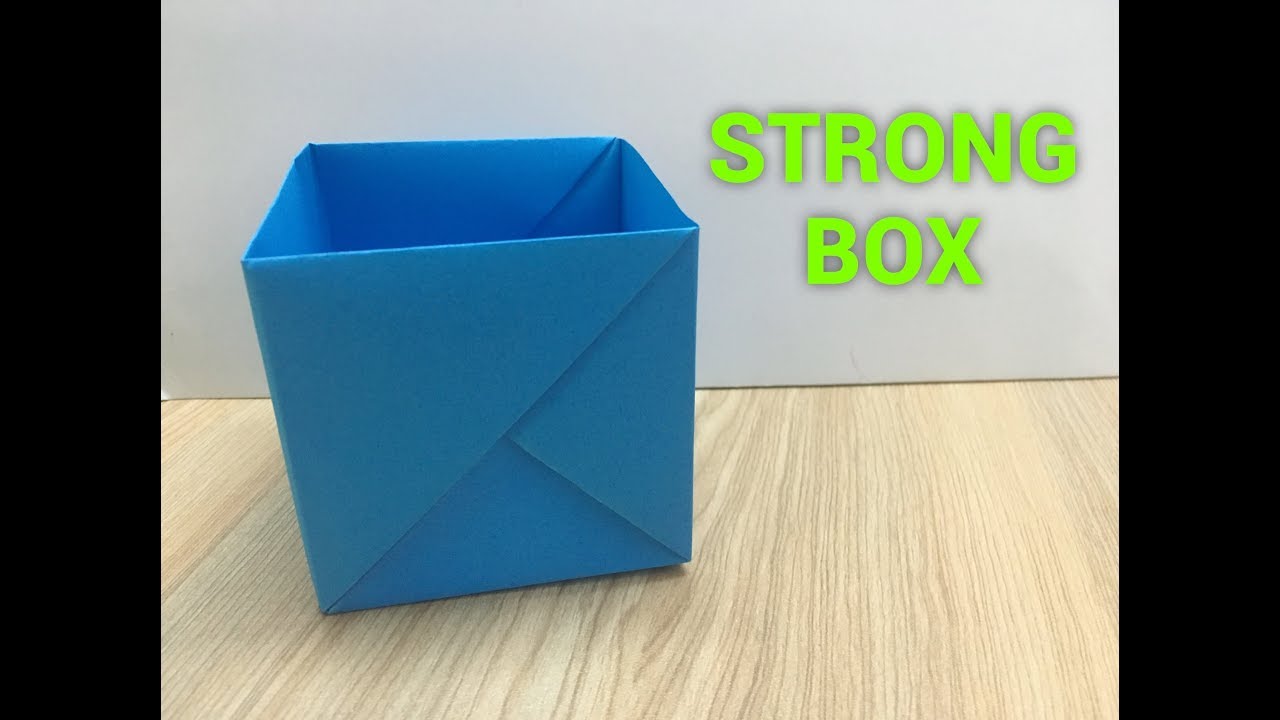 How To Make A Strong Box From Paper DIY YouTube how-to-make-a-strong-box-from-paper-diy-youtube