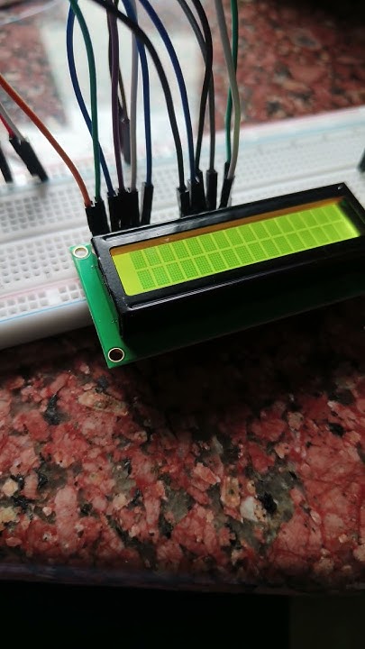 LCD Display Scrolling Name Project Arduino #arduino #youtubeshorts #arduinoproject #cooltech ...