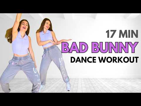 17 MIN BAD BUNNY DANCE WORKOUT | Full Body Latin Cardio (No Equipment)