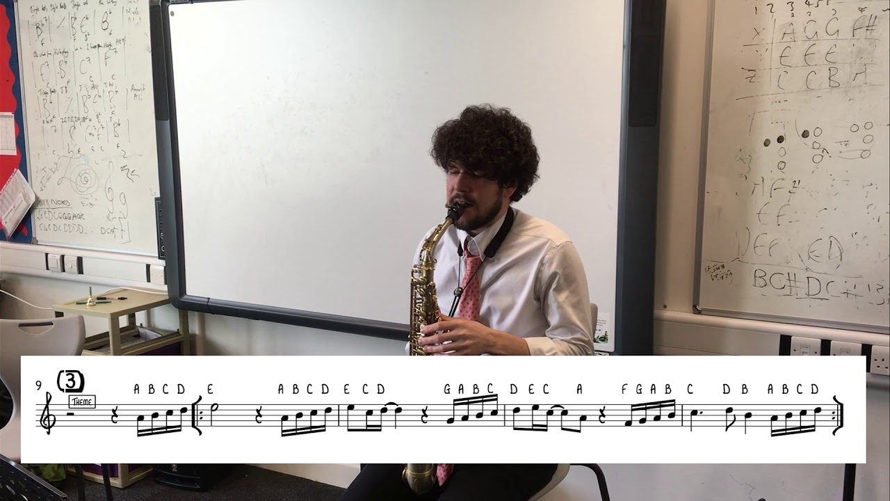 Year 9 Sax Week 1 Brooklyn Section 3 Slower - YouTube