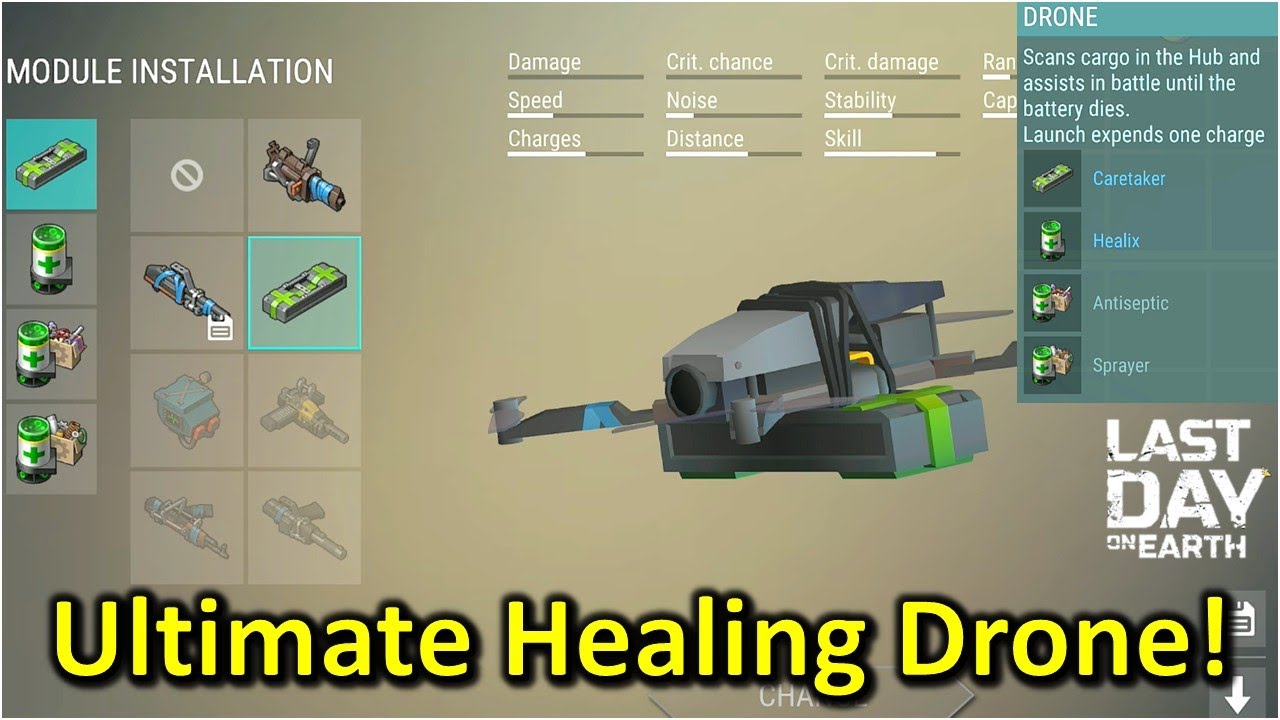 The Ultimate Healing Drone! - Caretaker + Healix Drone Mod Testing ...