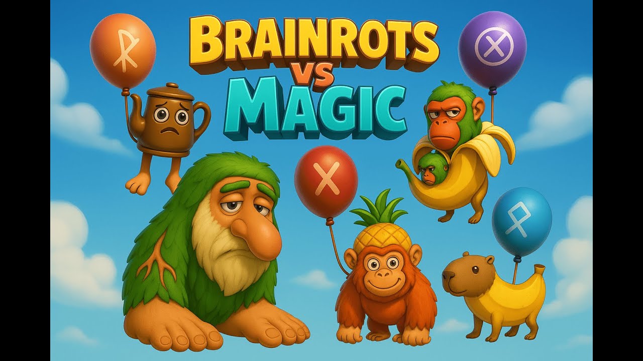 Brainrots vs Magic – The Ultimate Meme Battle (Official Trailer) - YouTube