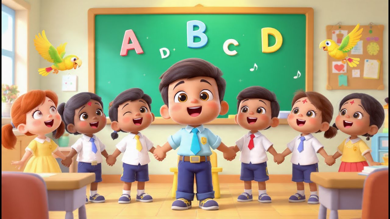 ABC Hindi Rhymes | A B C सीखें | Hindi Alphabet Song for Kids ...