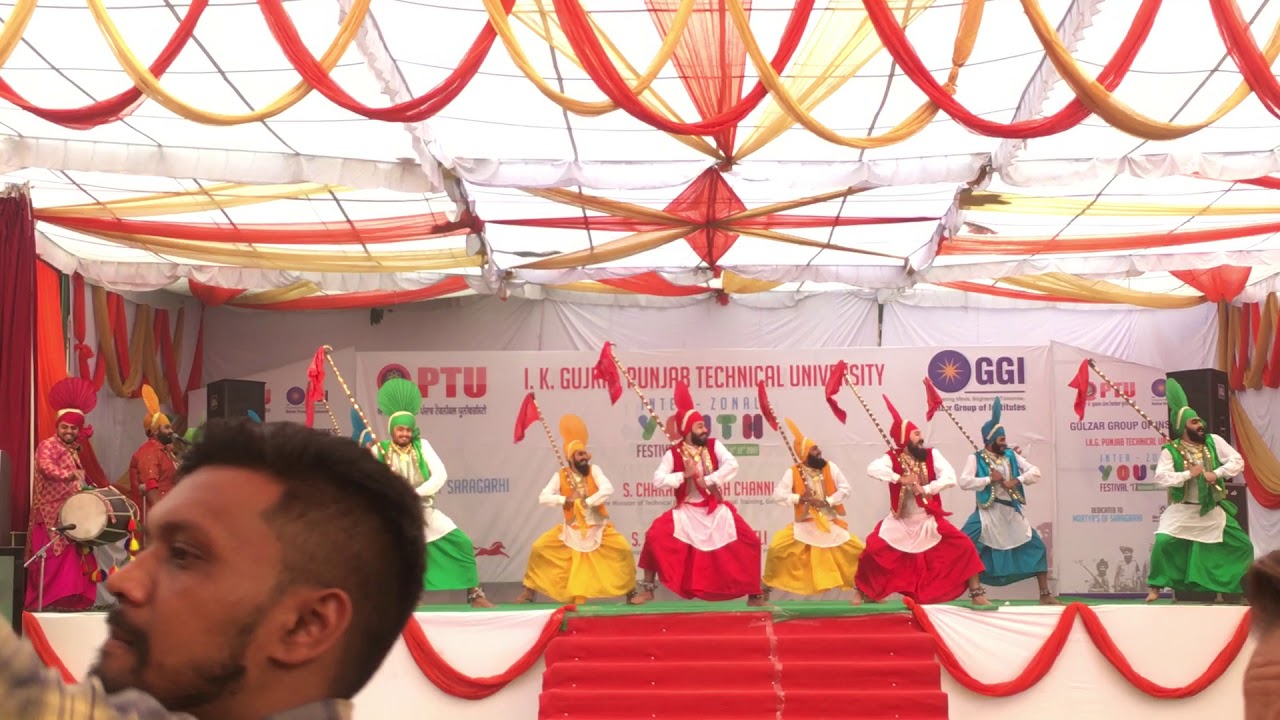 GNE College Ludhiana Bhangra 2017 - YouTube