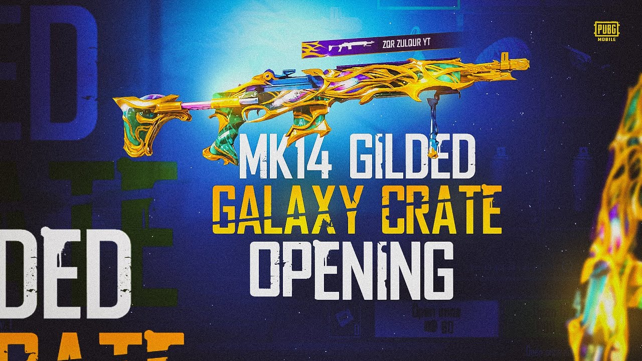 1ST MK14 UPGRADED SKIN | MK14 GILDED GALAXY | ZQR ZulQuR YT - YouTube