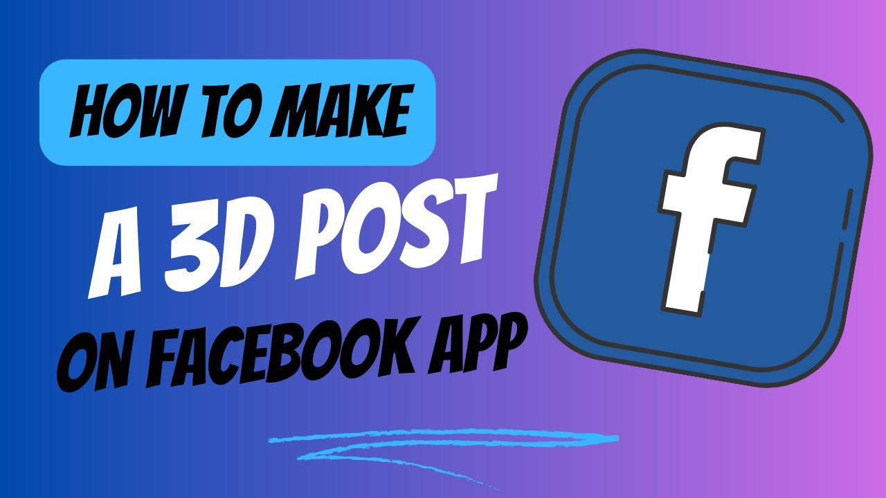 How to Make a 3D Photo Post in the Facebook App - YouTube