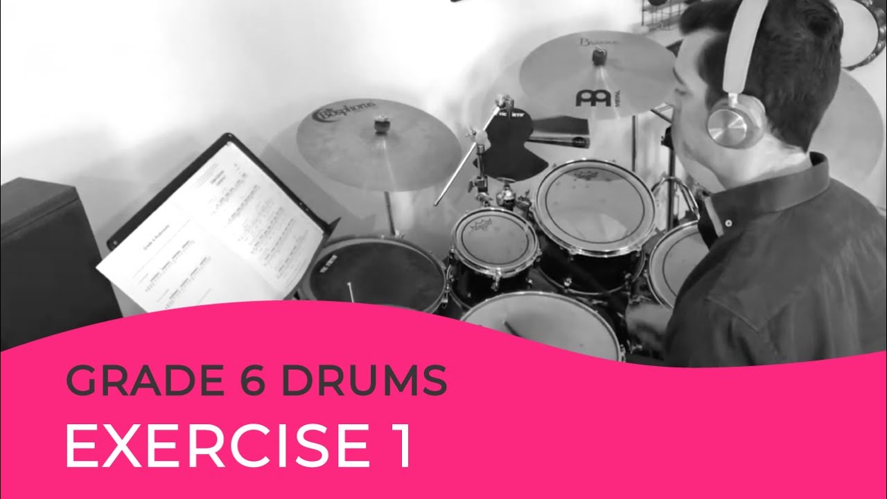 Trinity Grade 6 Drums Exercise 1 - YouTube