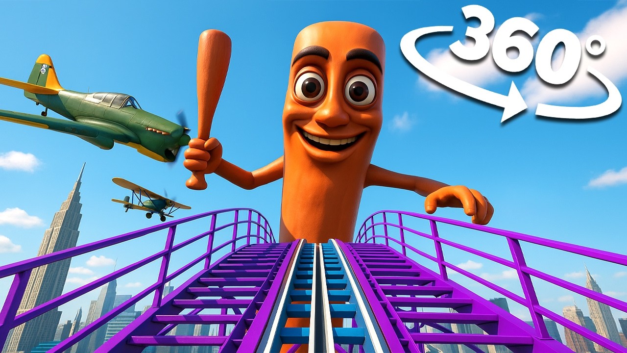 🎢 360° VR Roller Coaster: Tung Tung Tung Sahur Ride Experience! - YouTube