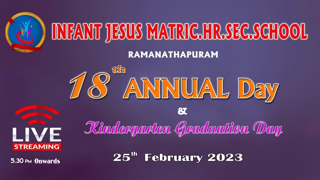 INFANT JESUS MATRIC.HR.SEC.SCHOOL RAMANATHAPURAM - YouTube
