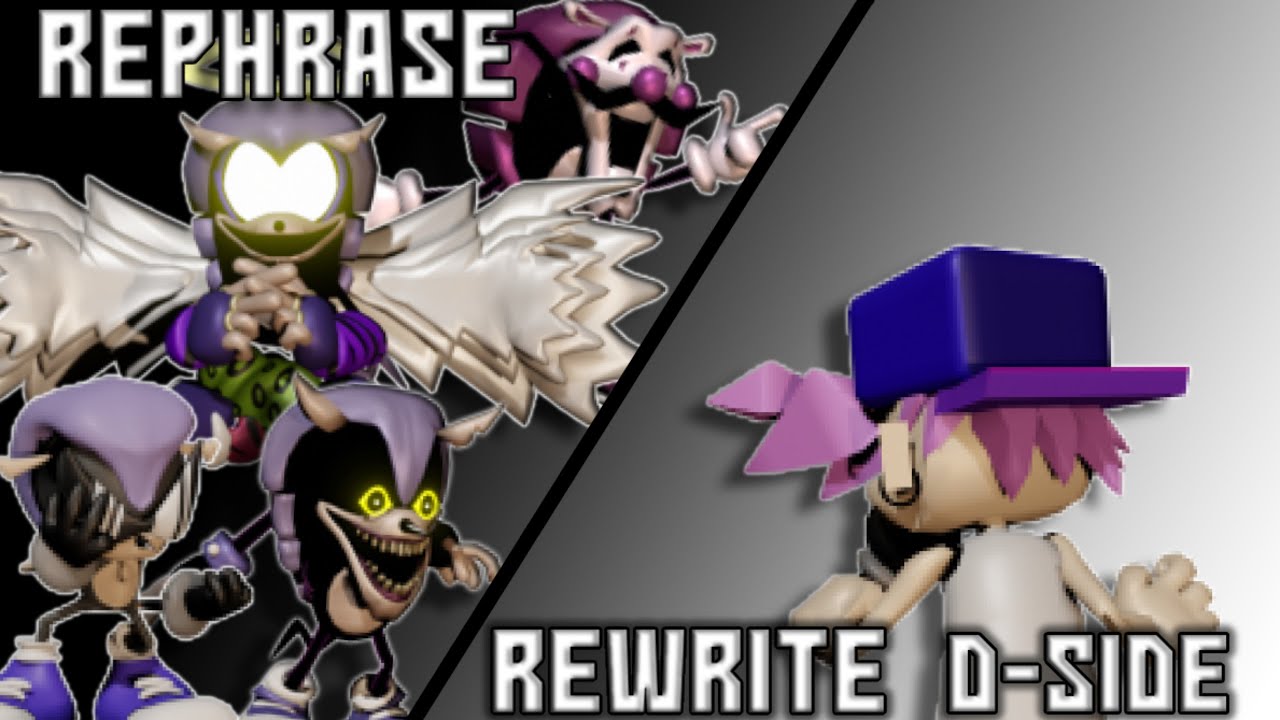 FNF | Rewrite D-Sides Vs Rephrase | Trinity/Thriller gen FC/GFC - YouTube