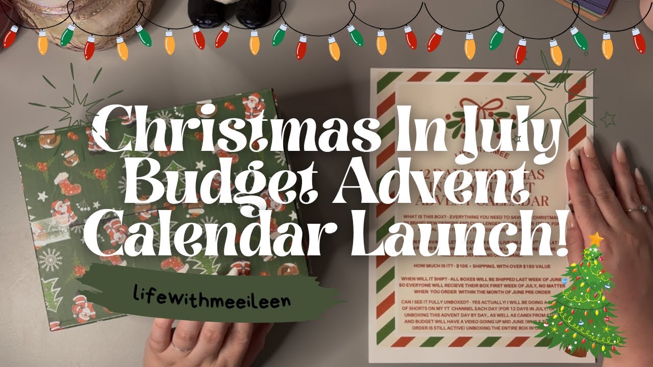 Christmas In July Budget Advent Calendar | Etsy Launch | PREORDER 🎄 ...