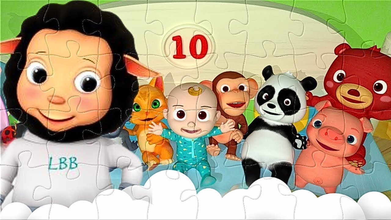 Little Baby Bum feat CoComelon | 10 In The Bed | Jigsaw Puzzle Game - YouTube