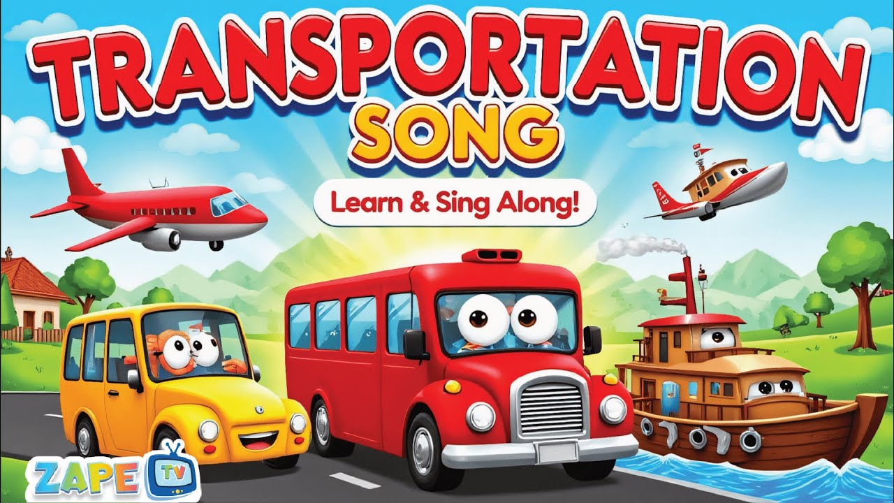 Let’s Go, Let’s Move! | Fun Transportation Song for Kids | Travel and ...