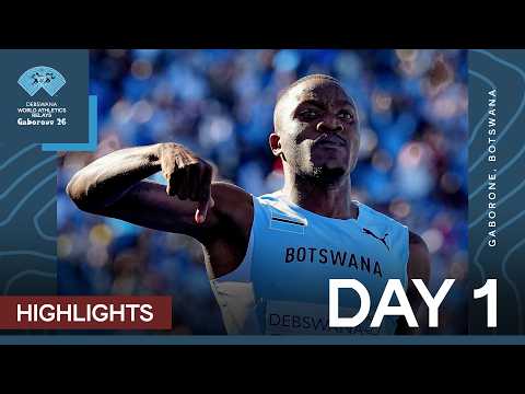 Pure relay emotion in Gaborone - Full Highlights Day 1 | World Athletics Gaborone Relays 26