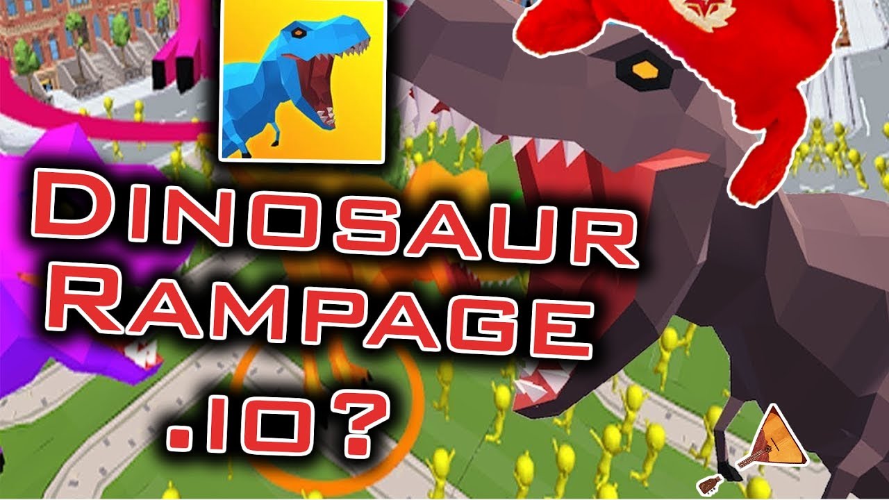 DINOSAUR RAMPAGE GAMEPLAY AND REVIEW (iOS / Android) - YouTube