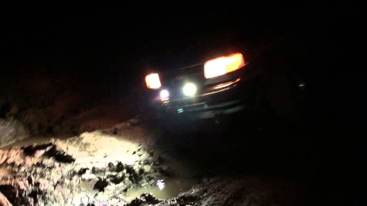 Ranger about to tip over Off roading Arlington trinity trails - YouTube