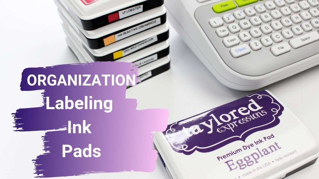 ORGANIZATION: Labeling\Swatching Ink Pads - YouTube