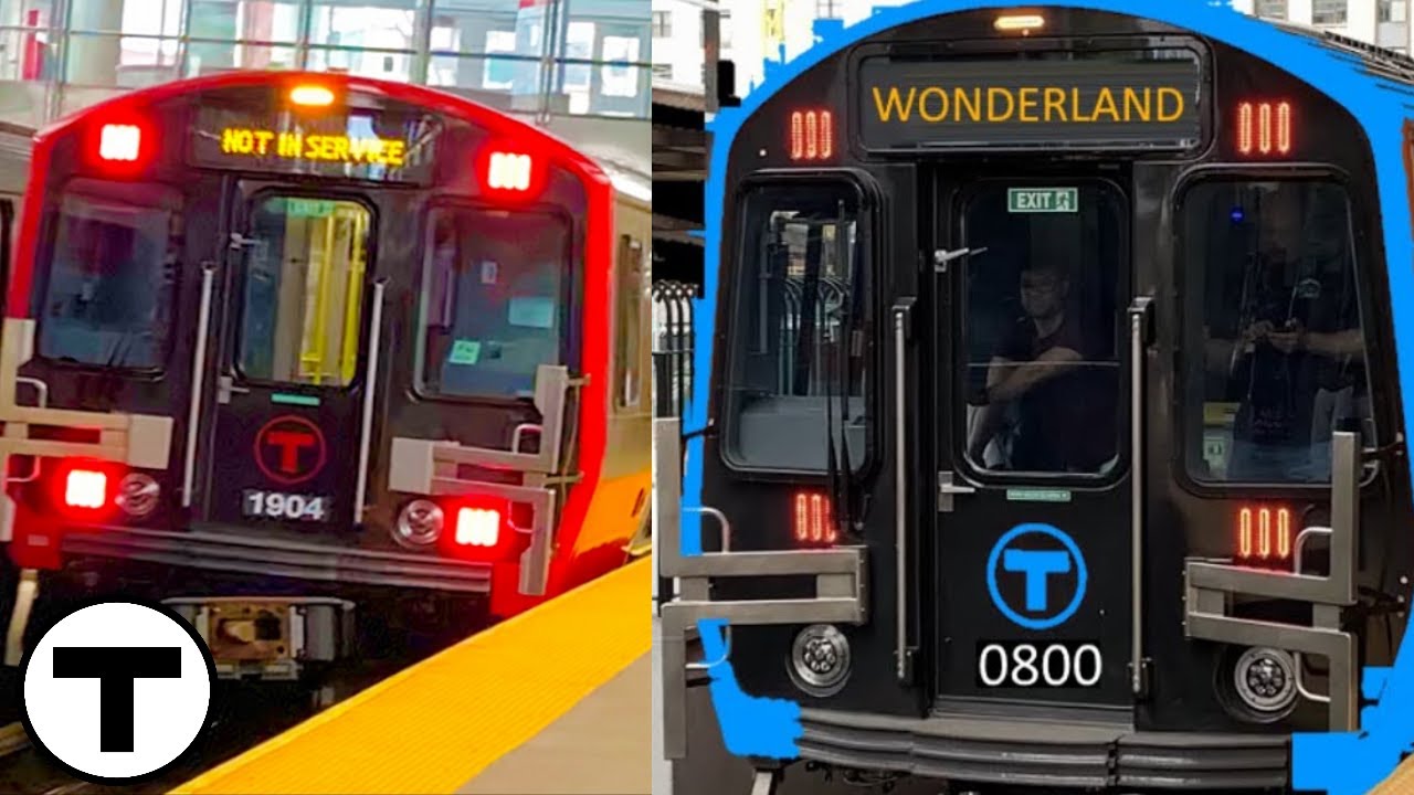 MBTA New Red Line Vs Blue line. - YouTube