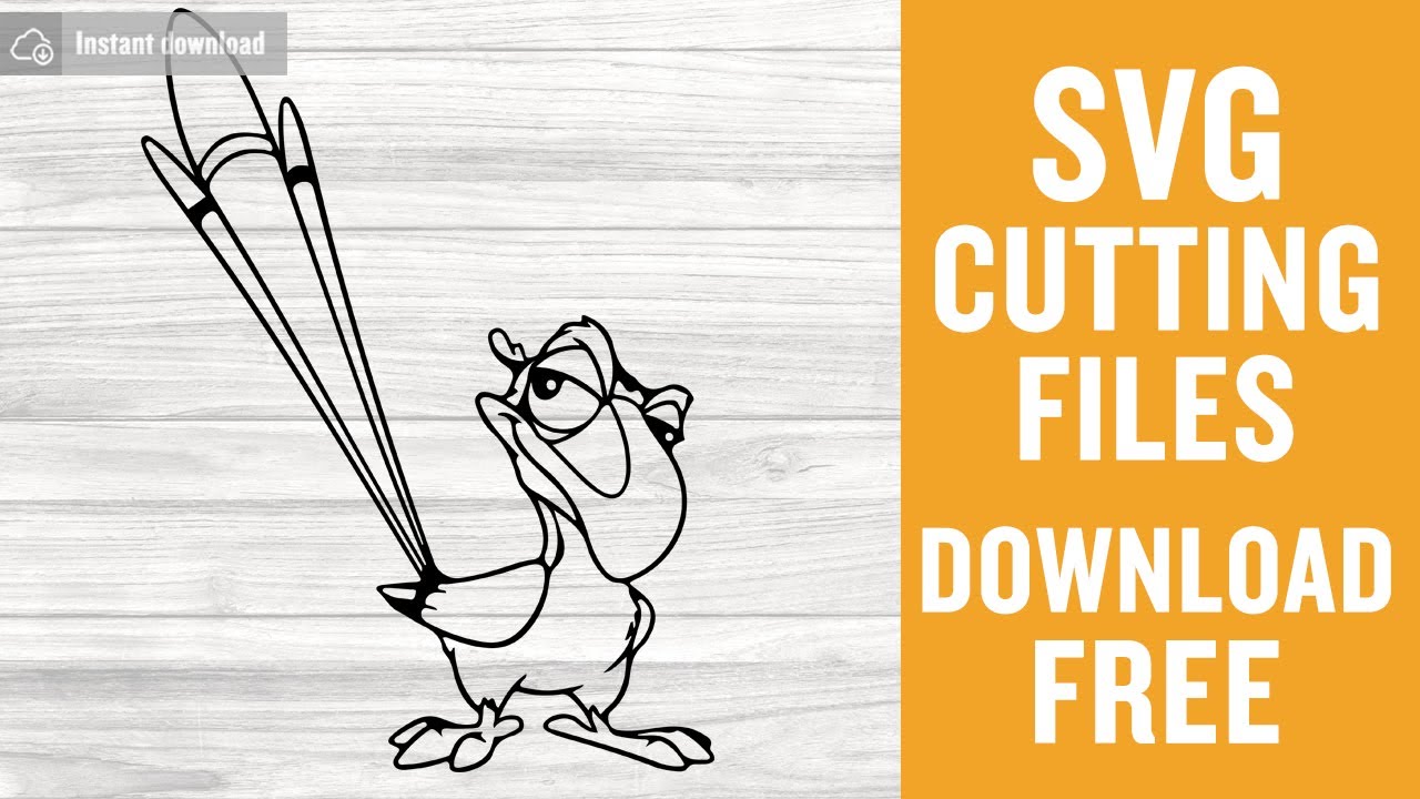 Zazu Disney Svg Free Cut File for Cricut - YouTube