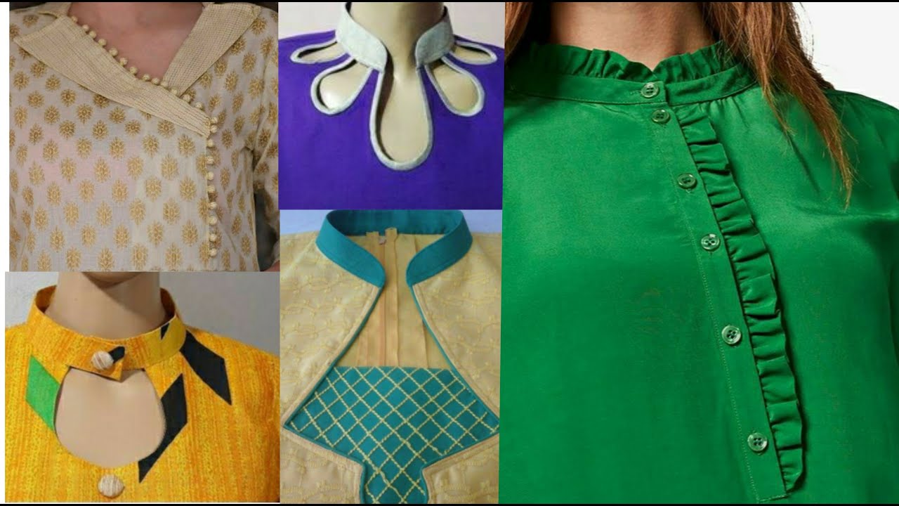 Top 50+ Unique & latest collar neck designs for kurti's or suits 2020 ...