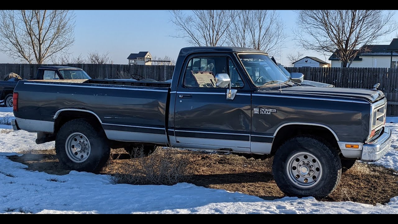 1988 Dodge RAM W250 Week 1 Part 1 - YouTube