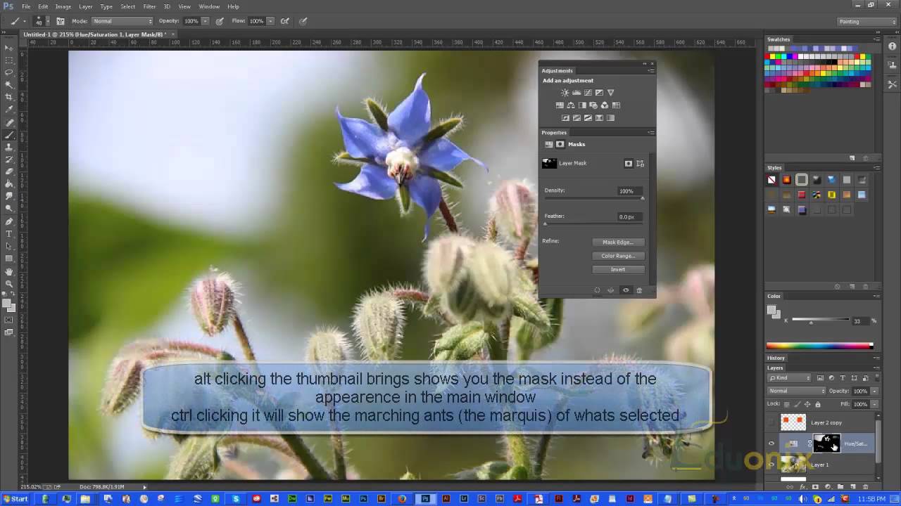 Adobe Photoshop - Tutorial 19 - Advanced Selections - YouTube