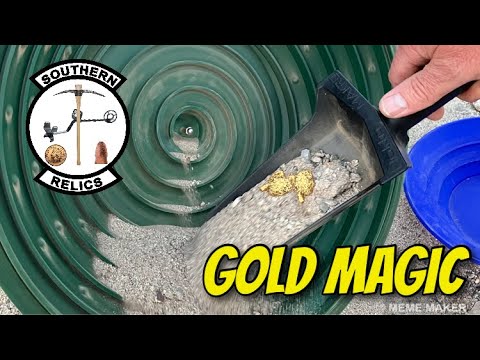 Gold Prospecting Gear - Gold Magic Spiral Wheel - YouTube