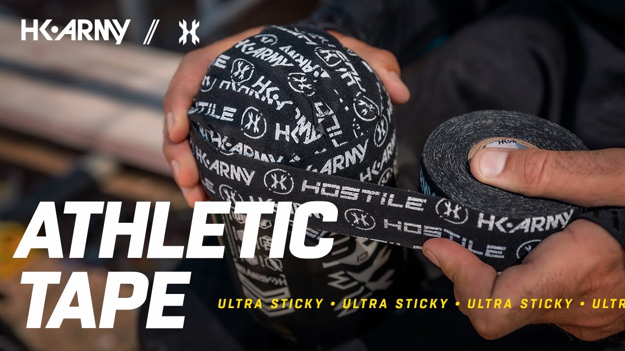 Ultra Sticky HK Athletic Tape | Wrap your paintball gear and more - YouTube
